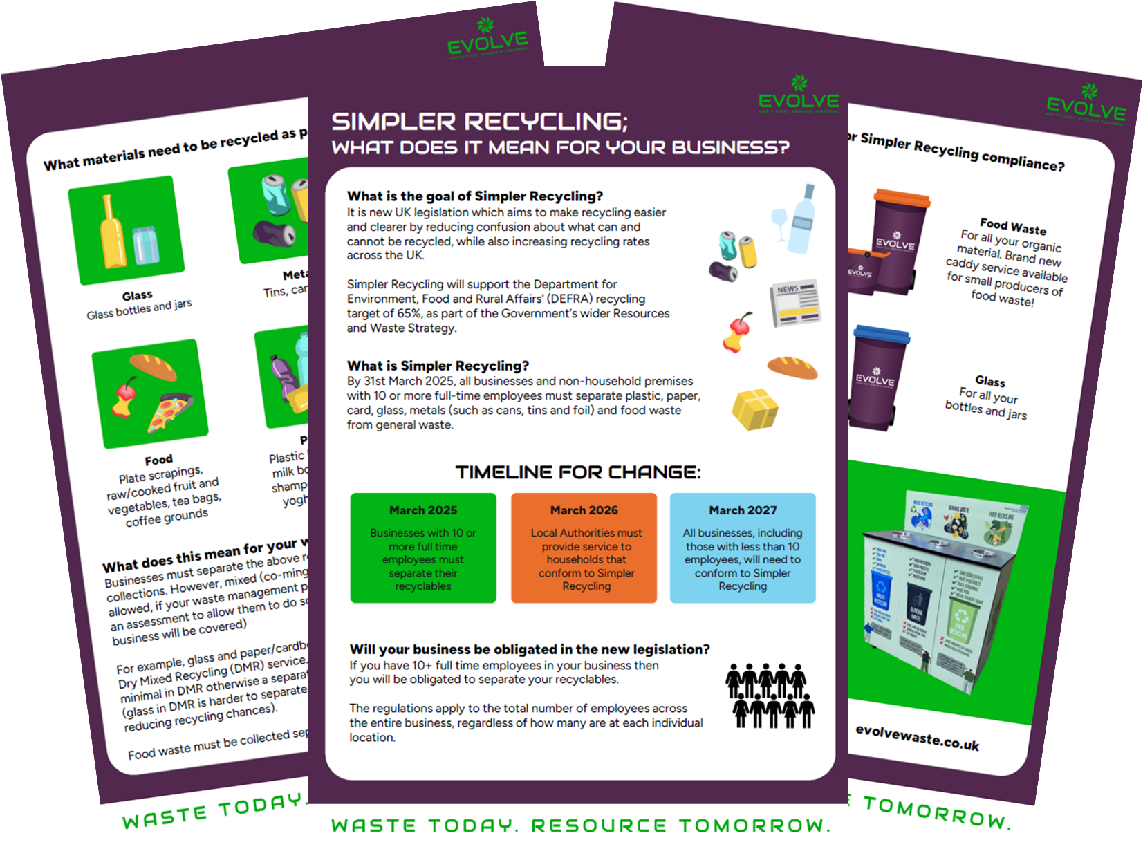 Simpler Recycling - Evolve Waste